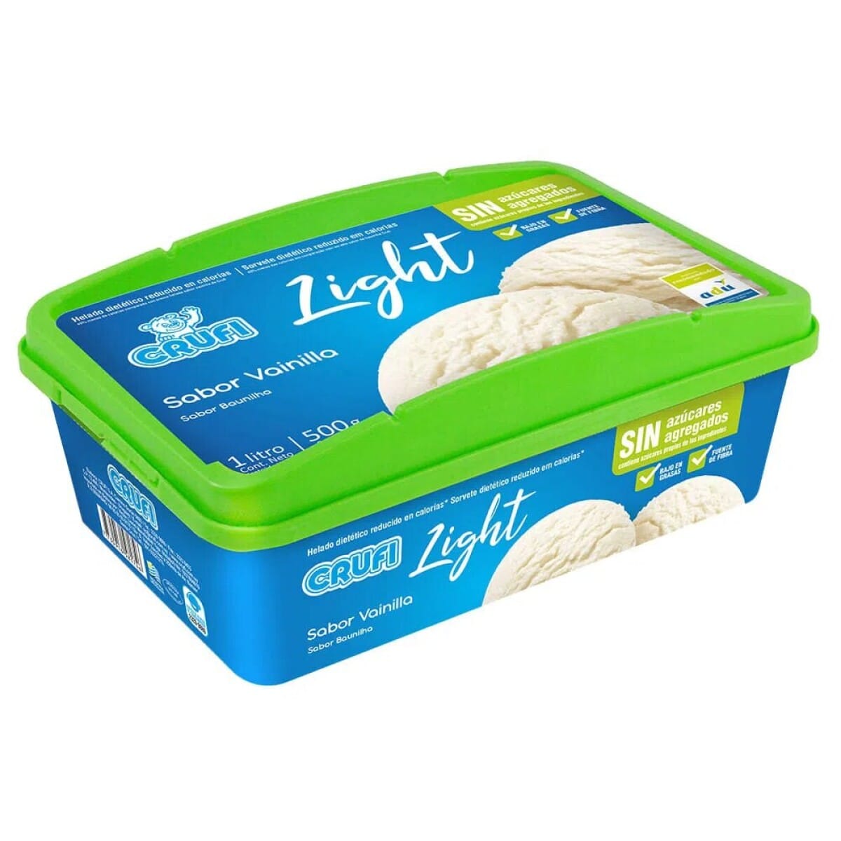 Helado Sabor Vainilla Diet Crufi 1L - Maxi Express